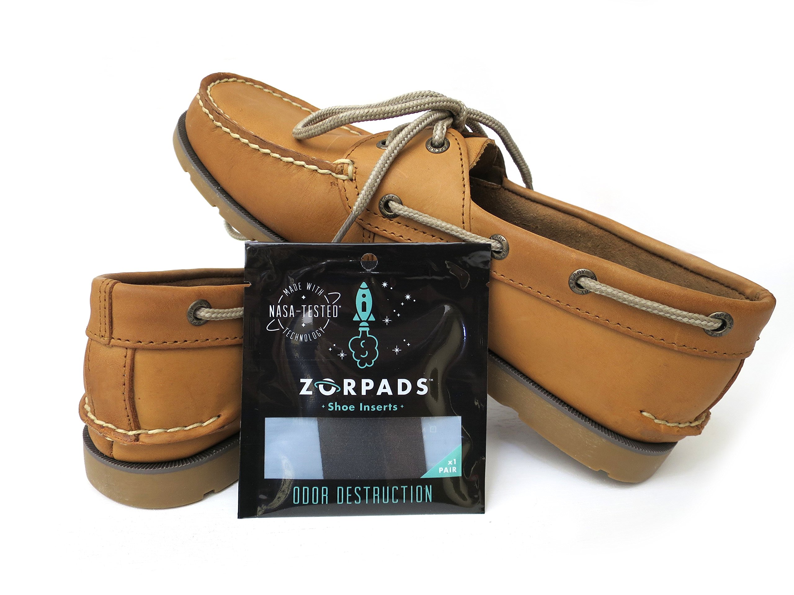 Zorpads Odor Eliminating Shoe Inserts Two Pairs - As Seen on Shark Tank