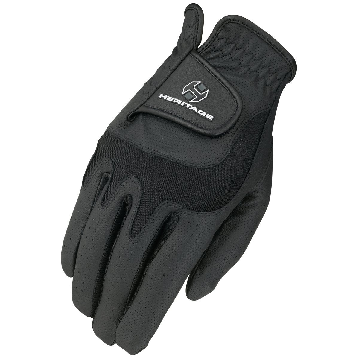 Heritage Elite Show Gloves, Size 8, Black