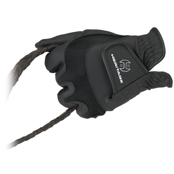 Heritage Elite Show Gloves, Size 8, Black