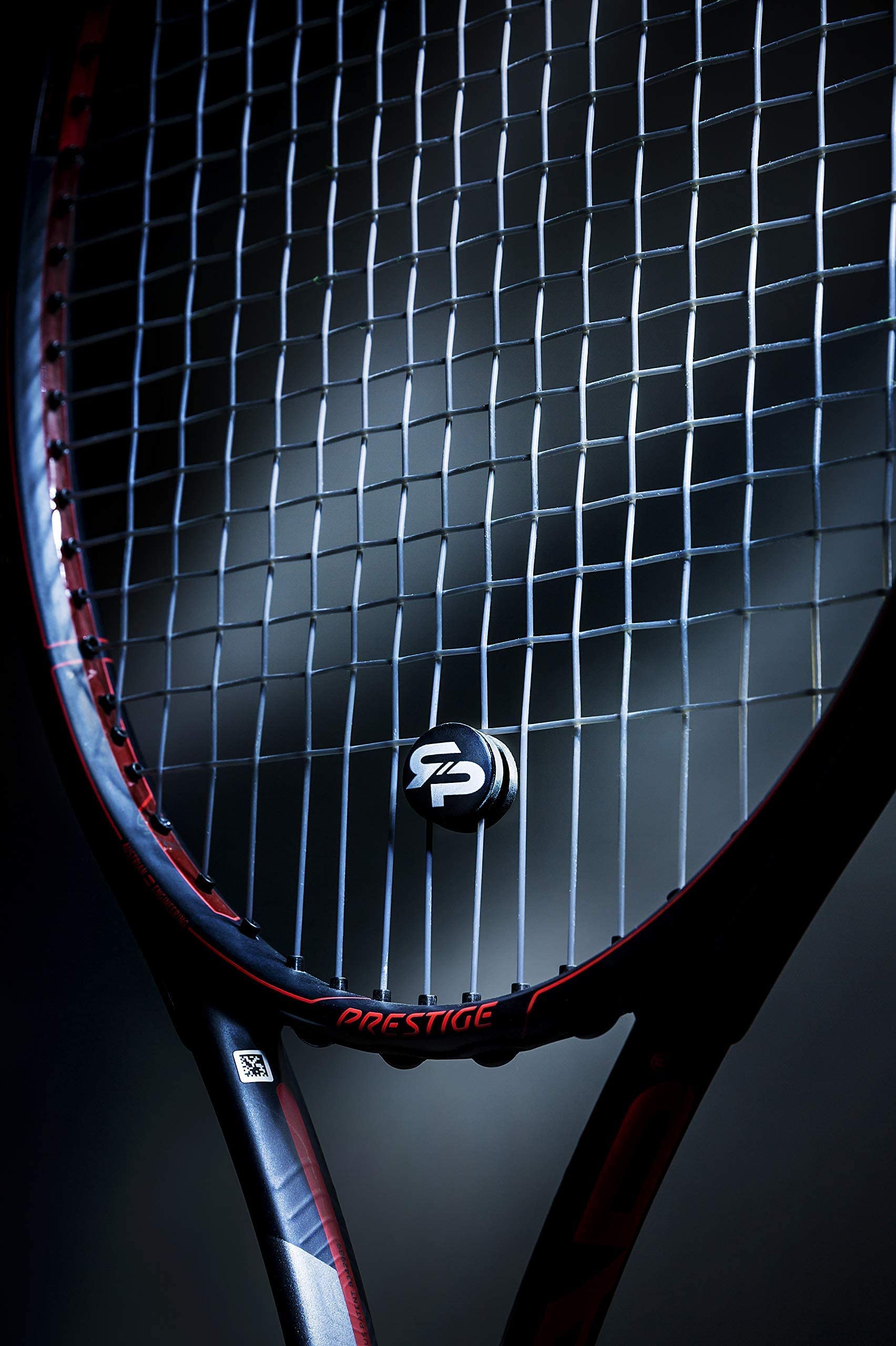 RTP Tennis Racket Vibration Dampener - ShockSorb Red Ultrasoft V3 The Only Dampener Made for Pain Relief - Handcrafted with Patented Material Sorbothane Made in USA - 1 Pack Limited Warranty