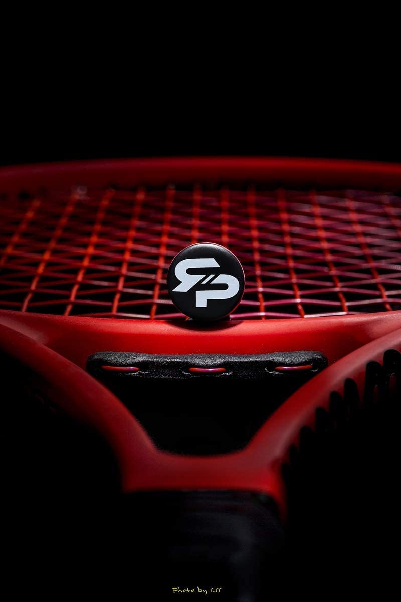 RTP Tennis Racket Vibration Dampener - ShockSorb Red Ultrasoft V3 The Only Dampener Made for Pain Relief - Handcrafted with Patented Material Sorbothane Made in USA - 1 Pack Limited Warranty