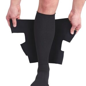 CircAid Juxtalite Lower Leg System – Easy to Use Adjustable Compression Level Garment for Men & Women, Leg Circulation, Compatible with Elastic Stockings, Large/Long