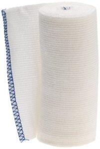 medline non-sterile swift-wrap elastic bandages with self-closure, ideal for wound care, 4" x 5 yd., pack of 50