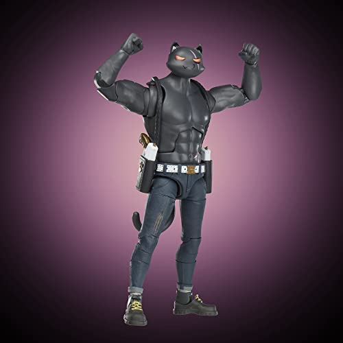 FORTNITE Hasbro Victory Royale Series Meowscles (Shadow) Deluxe Pack Collectible Action Figure with Accessories - Ages 8 and Up, 6-inch