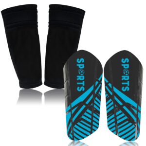 soccer shin guards for kids youth, shin guard and shin guard sleeves for boys and girls for football games eva cushion protection reduce shocks and injuries