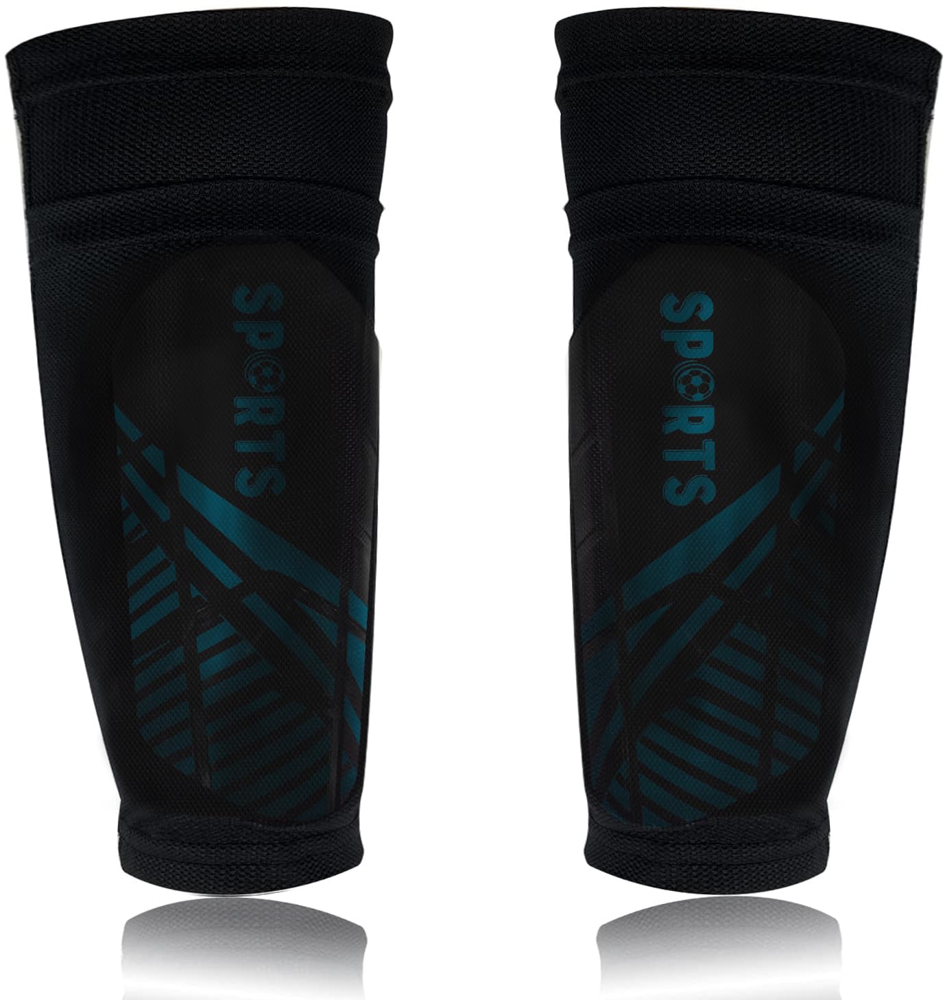 Soccer Shin Guards for Kids Youth, Shin Guard and Shin Guard Sleeves for Boys and Girls for Football Games EVA Cushion Protection Reduce Shocks and Injuries