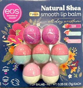 eos natural shea smooth lip balm 7 spears