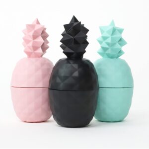 rebels refinery 3-piece pineapple-shaped lip balm bundle