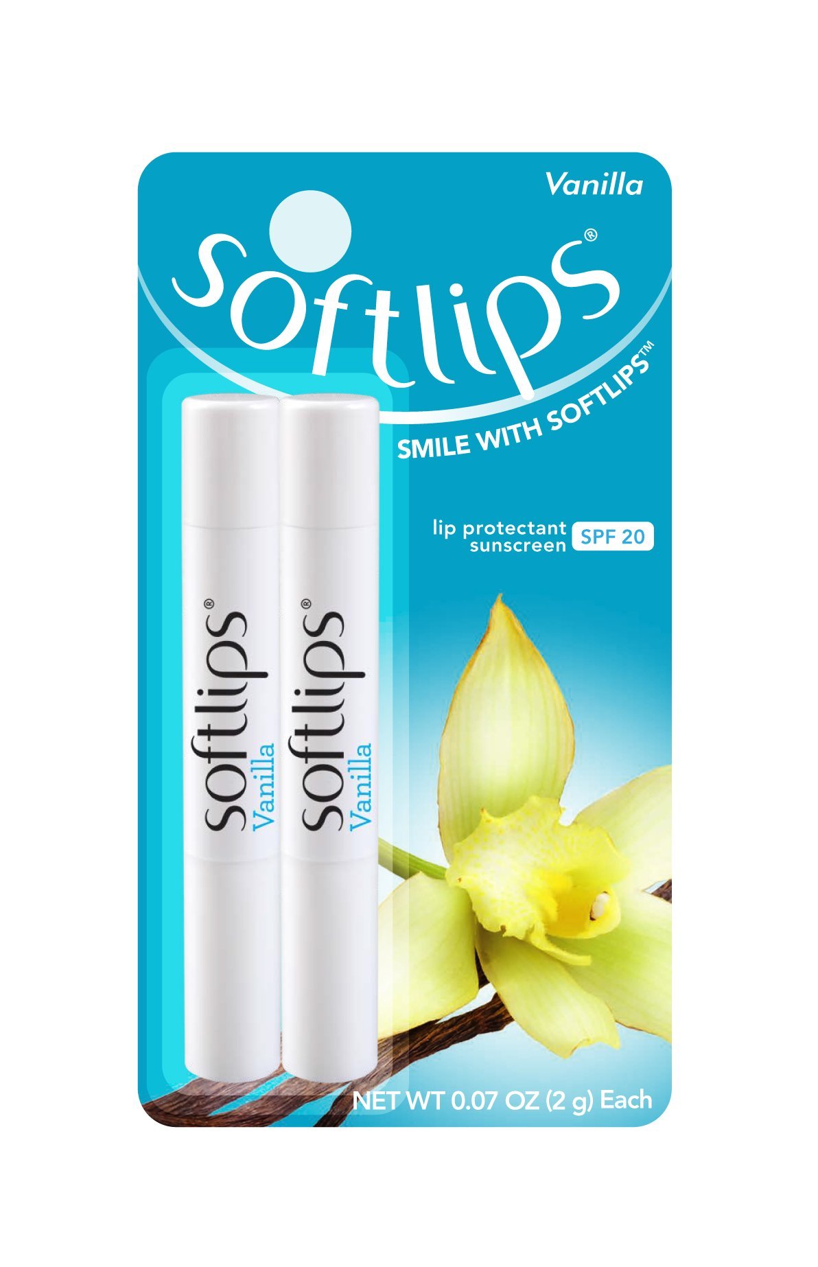 Softlips Protectant/Sunscreen SPF 20 Assorted Fun Flavors Lip Balm,2 Count (Pack of 6)