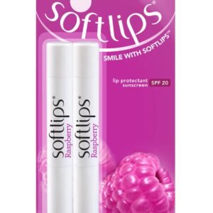 Softlips Protectant/Sunscreen SPF 20 Assorted Fun Flavors Lip Balm,2 Count (Pack of 6)