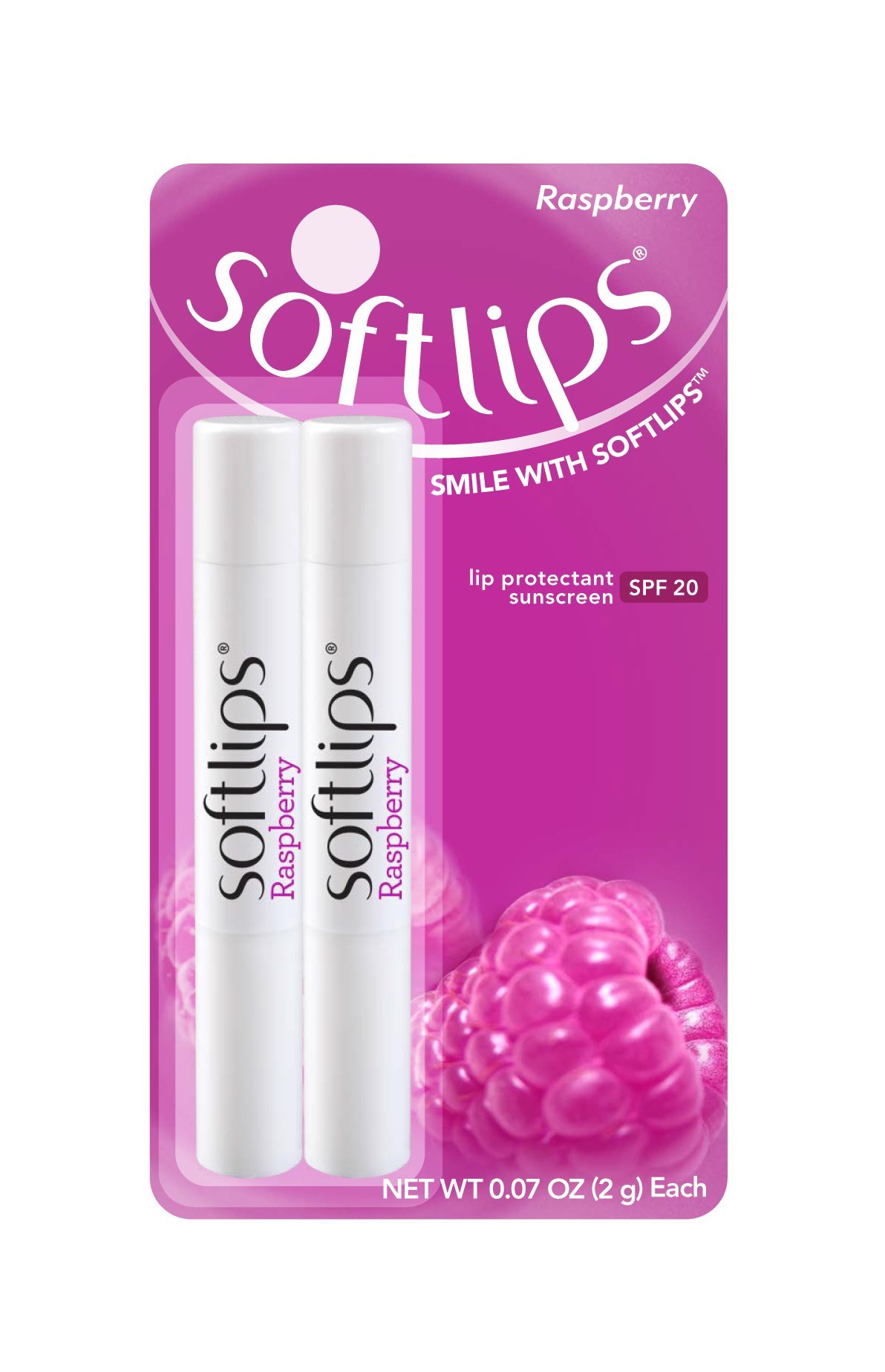 Softlips Protectant/Sunscreen SPF 20 Assorted Fun Flavors Lip Balm,2 Count (Pack of 6)