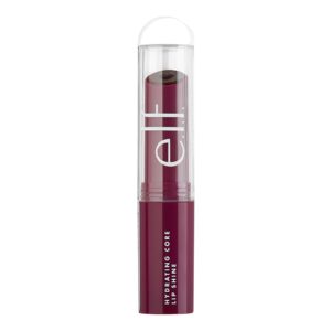 e.l.f. Hydrating Core Lip Shine, Conditioning & Nourishing Lip Balm, Sheer Color Tinted Lip Moisturizer, Ecstatic, 0.09 Oz