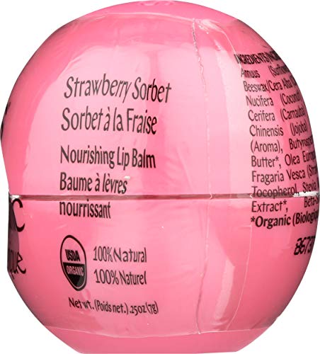 eos Lip Balm Smooth Sphere, Strawberry Sorbet, 0.25 Oz