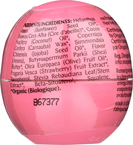 eos Lip Balm Smooth Sphere, Strawberry Sorbet, 0.25 Oz