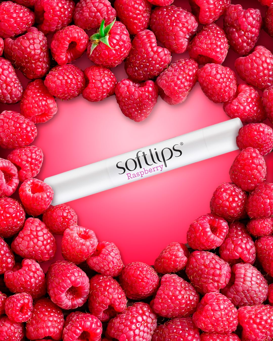 SoftLips Raspberry Lip Balm with SPF 20-2ct, 0.045 Count