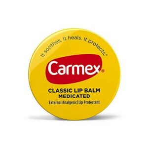 carmex classic lip balm medicated 0.25 oz (packs of 6)