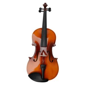 16 Inches Acoustic Viola with Case Bow Rosin, Musical Instrument Viola Set for Adults,Beginners Students (Brown)