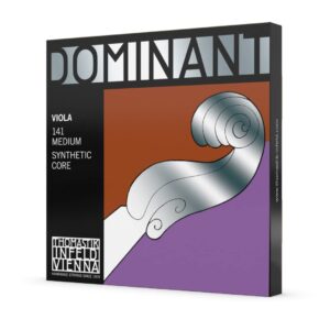 thomastik-infeld 141 dominant synthetic core viola strings, medium gauge, 4/4 scale, set of 4