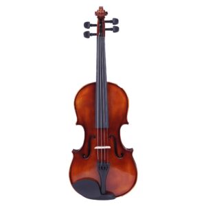 Ktaxon Violin 4/4 for Kids & Adults, Full Size Solid Wood Violin, Acoustic Fiddle with Portable Case and Accessories-Carefully Selected Solid Spruce Wood and Premium Ebony Fittings(Varnish)