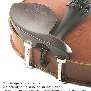 Guarneri All-Size Viola Chinrest - Ebony with Standard Bracket