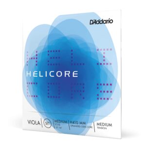 d'addario helicore viola string set, medium scale, medium tension