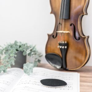 Foam Violin Chin Rest Pad with Adhesive Backing for Full Size 4/4 Also Fits 3/4 Chinrest