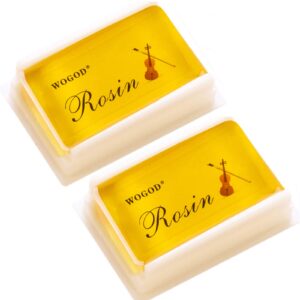 rosin violin rosin light low dust rosin 2 pack for bows for violin viola and cello