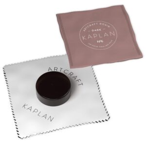 d'addario kaplan violin rosin - artcraft rosin for violin, cello, bass, viola bows - dark, no. 7