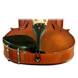 kaufman viola chinrest - ebony - large plate