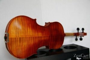 d z strad viola model 120 with strings, case, bow, shoulder rest and rosin (15" - size)