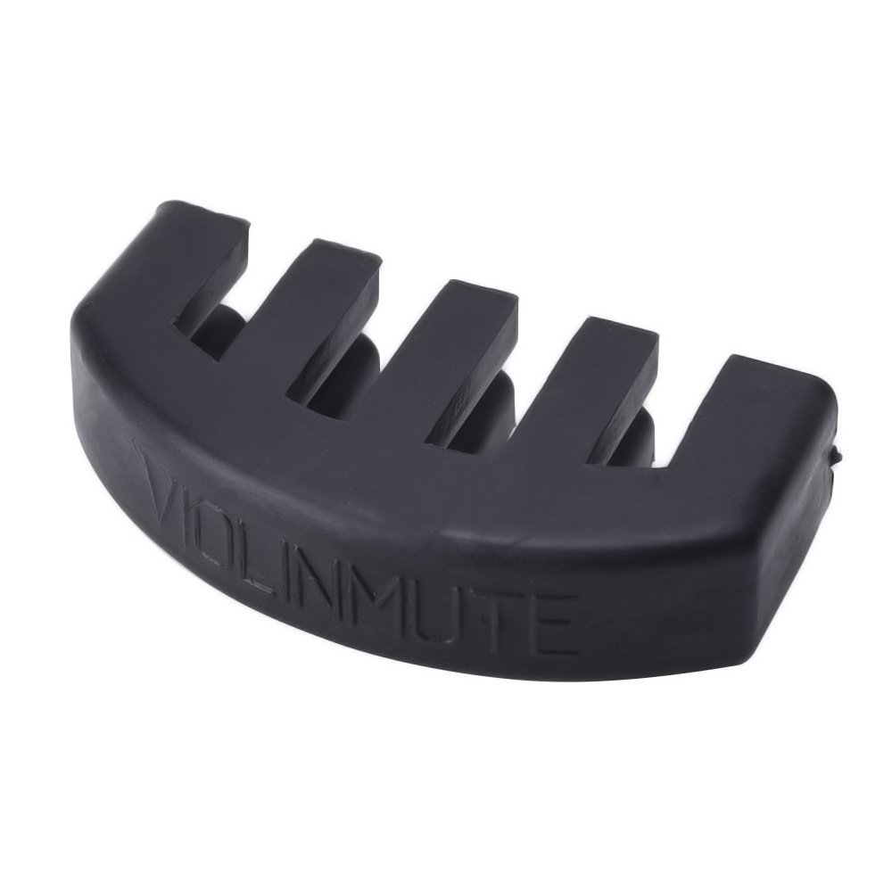 eBoot Rubber 4/4 Violin Practice Mute, Black