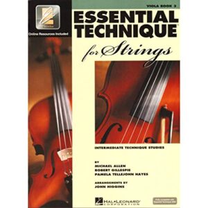 hal leonard essential technique for strings - viola (book 3 with eei)