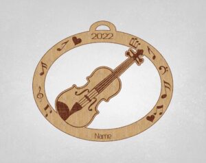 viola, viola ornament, personalized viola gift, viola christmas gift