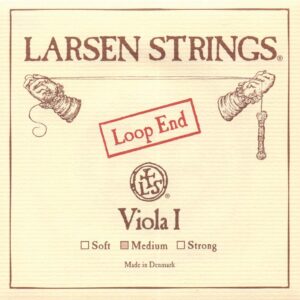 larsen up to 16.5" viola a string medium aluminum/steel loop-end