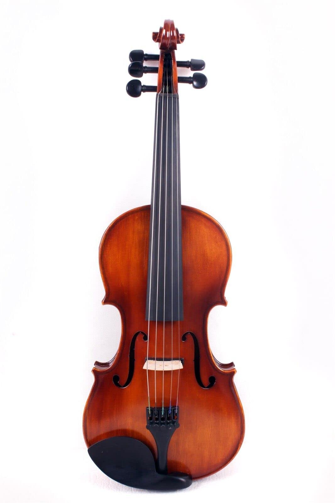 5 String Viola 16 inch Maple Wood Back Spruce Wood Top Ebony Wood Fingerboard & Tailpiece & Chin Rest Full size Viola with Bow and Backpack (5 String 16 inch)