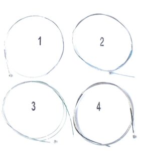 generic viola strings set 16“ 15.5” 15“ inch solid steel core nickel alloy wound for student