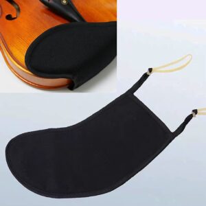 kaiy violin shoulder rest pad, violin chin rest pad soft cover protector, violin chinrest pad slip resistant for 3/4 4/4 violin accessories