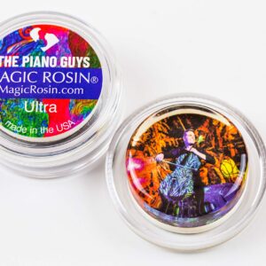 The Piano Guys Magic Rosin | Violin Rosin, Cello Rosin, Viola Rosin for Bows| Light Low Dust Resin| Violin Bow Rosin Accessories (Jungle Book/Sarabande)