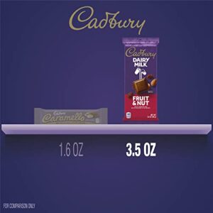 CADBURY DAIRY MILK Fruit & Nut Milk Chocolate Candy Bars, 3.5 oz (14 Count)