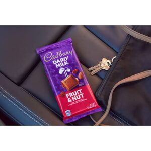 CADBURY DAIRY MILK Fruit & Nut Milk Chocolate Candy Bars, 3.5 oz (14 Count)