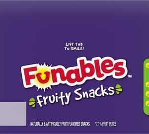 Funables Fruit Snacks, Mixed Berry Fruit Flavored Snacks, 0.8 ounce Pouches (Pack of 40)