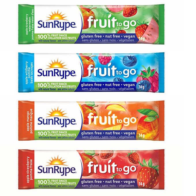 SunRype Fruit to Go (72ct) 14g (0.49 oz.) Snacks, Variety Pack (Imported from Canada)