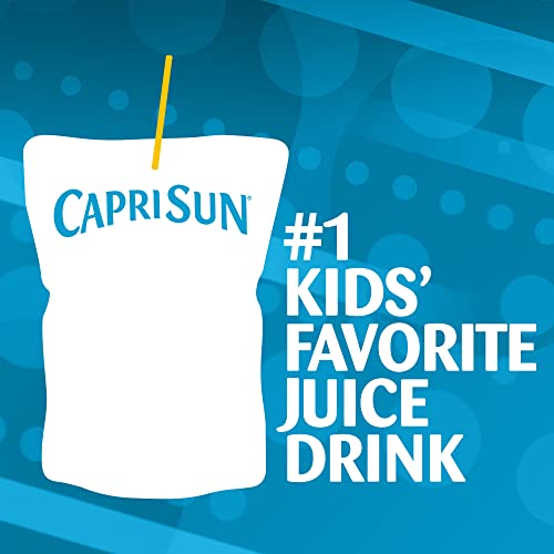 Capri Sun 100% Juice Fruit Punch Naturally Flavored Kids Juice Blend (40 ct Pack, 4 Boxes of 10 Pouches)