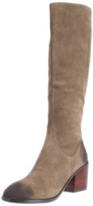 kelsi dagger women's kendall knee-high boot,taupe,7 m us