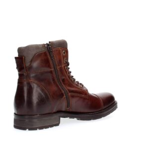 JACK & JONES Men's Biker Boots, Brown Brown Stone Brown Stone, 7