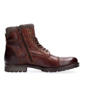 JACK & JONES Men's Biker Boots, Brown Brown Stone Brown Stone, 7