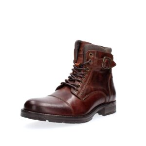 JACK & JONES Men's Biker Boots, Brown Brown Stone Brown Stone, 7