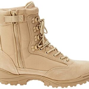 Mil-Tec Tactical Side Zip Boots Khaki Size 9 US