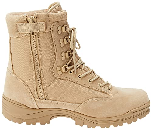 Mil-Tec Tactical Side Zip Boots Khaki Size 9 US