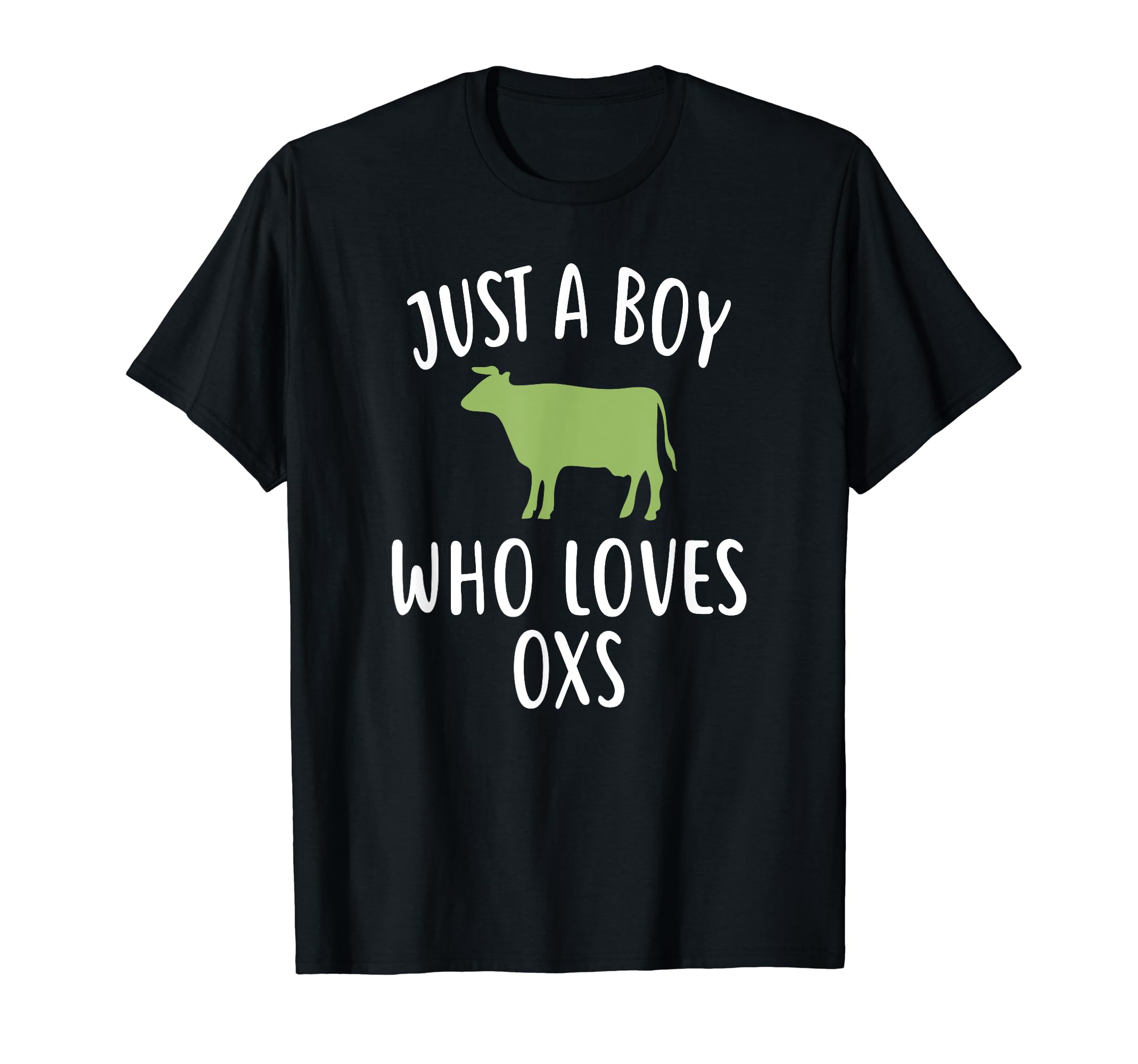 Just A Boy who loves OXS T-Shirt Funny OX T-Shirt